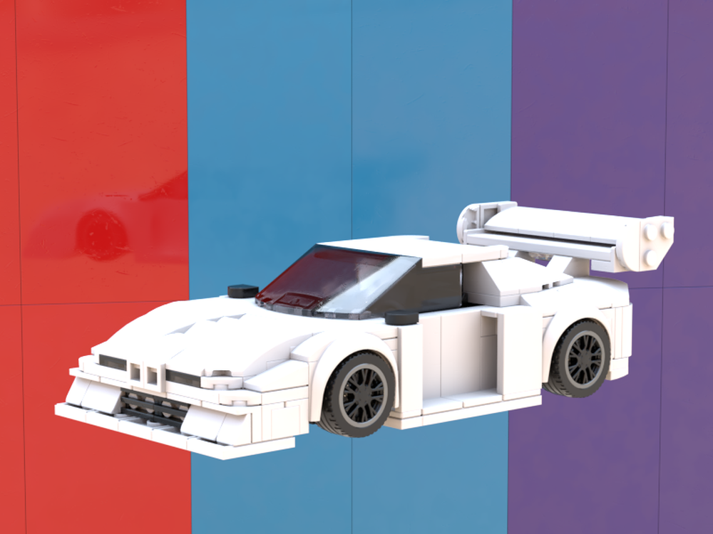 LEGO MOC BMW M1 Group 5 by BowTiedTurismo | Rebrickable - Build with LEGO