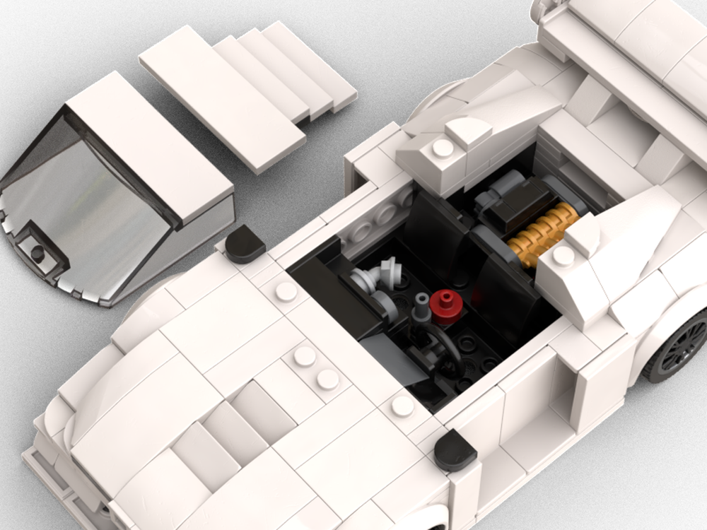 LEGO MOC BMW M1 Group 5 by BowTiedTurismo | Rebrickable - Build with LEGO