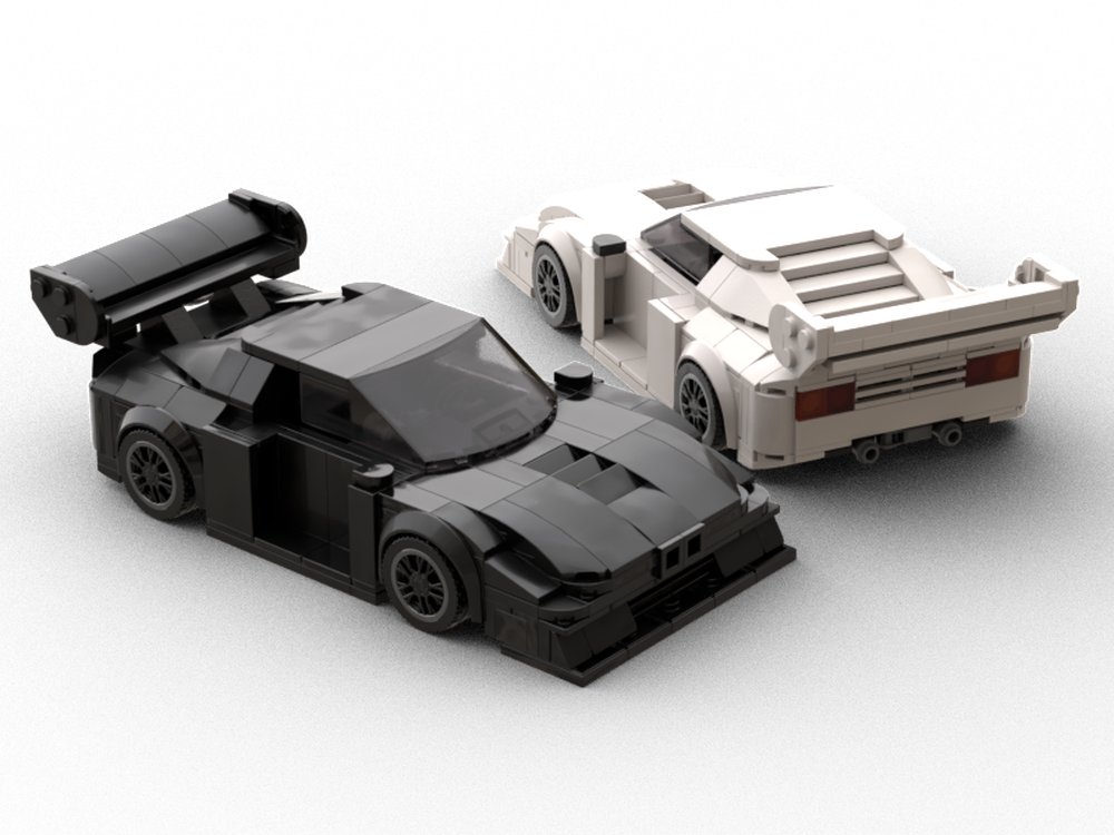 LEGO MOC BMW M1 Group 5 by BowTiedTurismo | Rebrickable - Build with LEGO