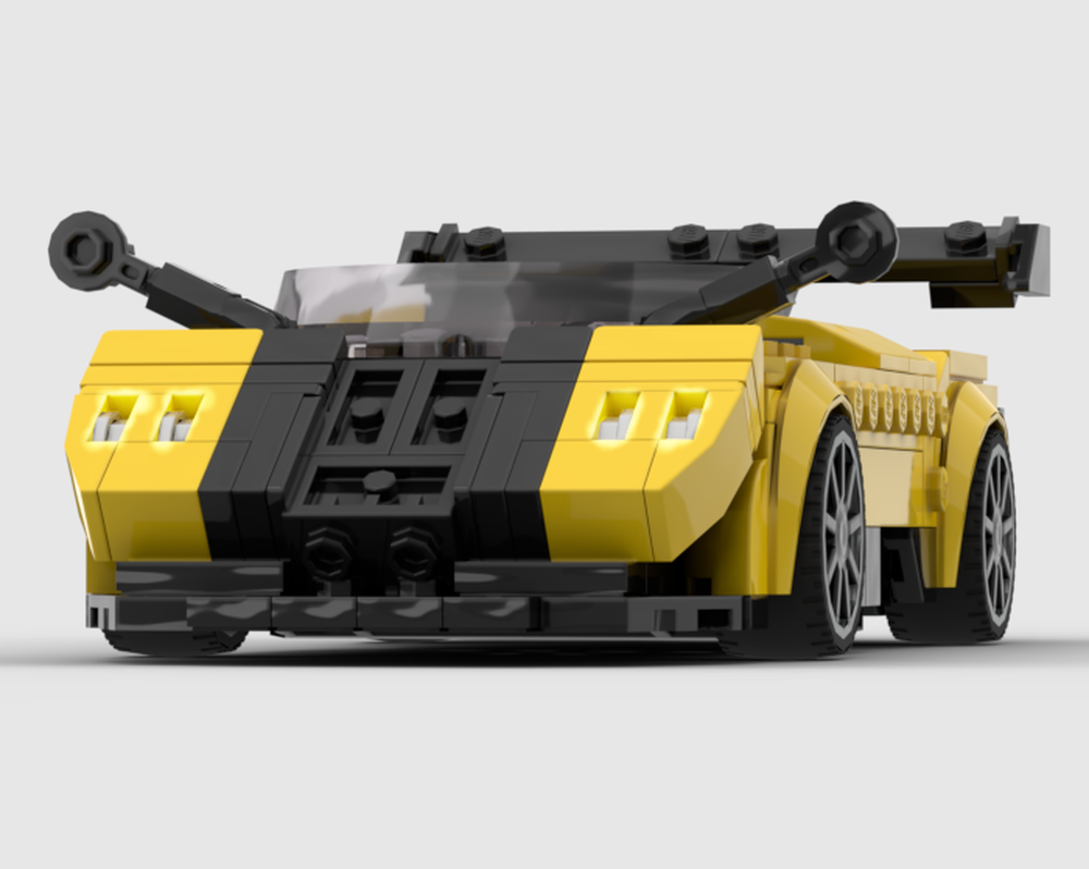 LEGO MOC 76924 Pagani Zonda Cinque by The Brickerman | Rebrickable ...