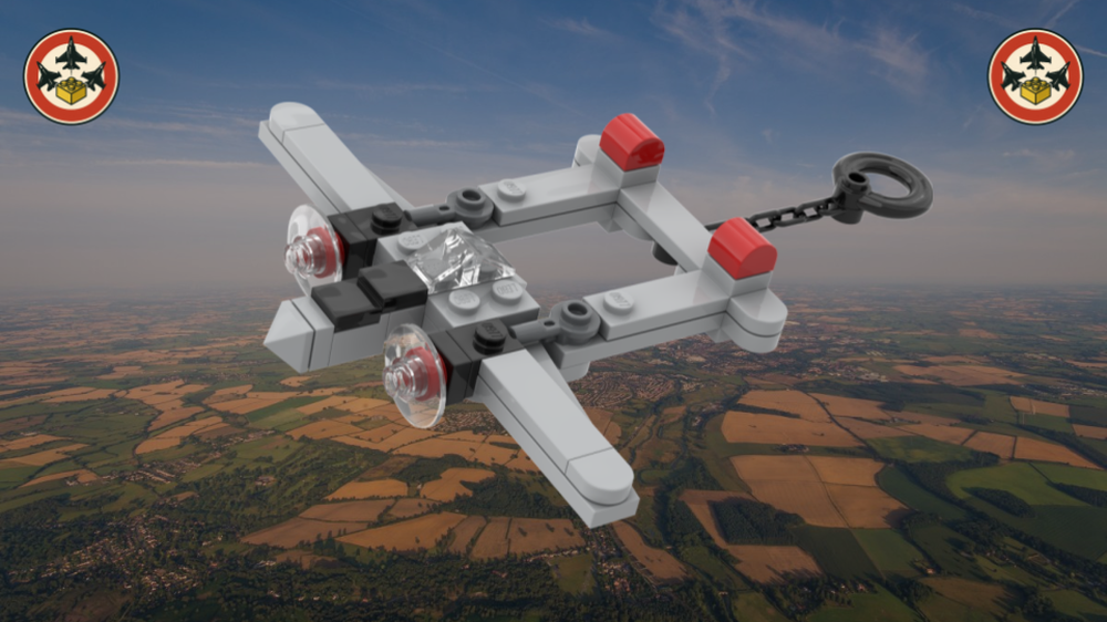 LEGO MOC-242195 P-38 Keychain by Aerobricks2 | Rebrickable - Build with ...
