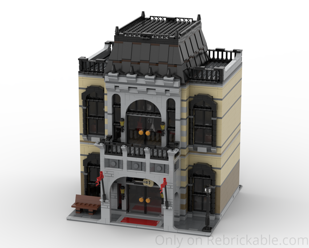 LEGO MOC Lego City Music Hall by Adnyc | Rebrickable - Build with LEGO