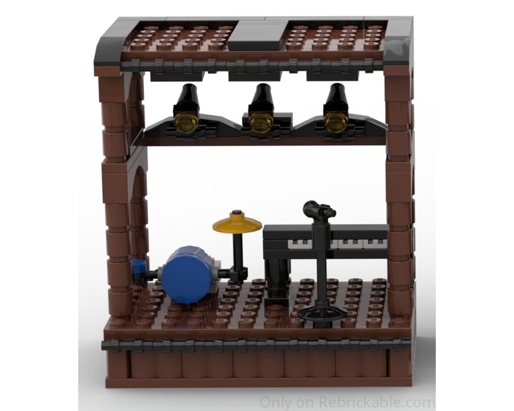LEGO MOC Lego City Music Hall by Adnyc | Rebrickable - Build with LEGO