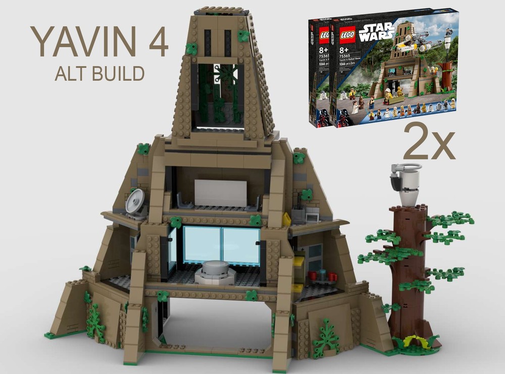 LEGO MOC-242199 Yavin 4 Double up - Alternate build - 2 sets by ...
