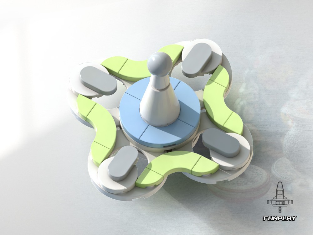 LEGO MOC Spinning Top #09 Geometric by Agilinzzz | Rebrickable - Build ...