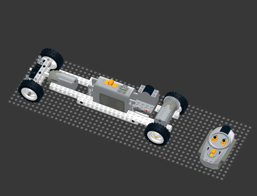 LEGO MOC-242223 RC car by randomlegoguy452 | Rebrickable - Build with LEGO