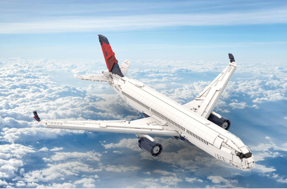 LEGO MOC Delta Airbus A350-900 by ryangc_productions | Rebrickable ...