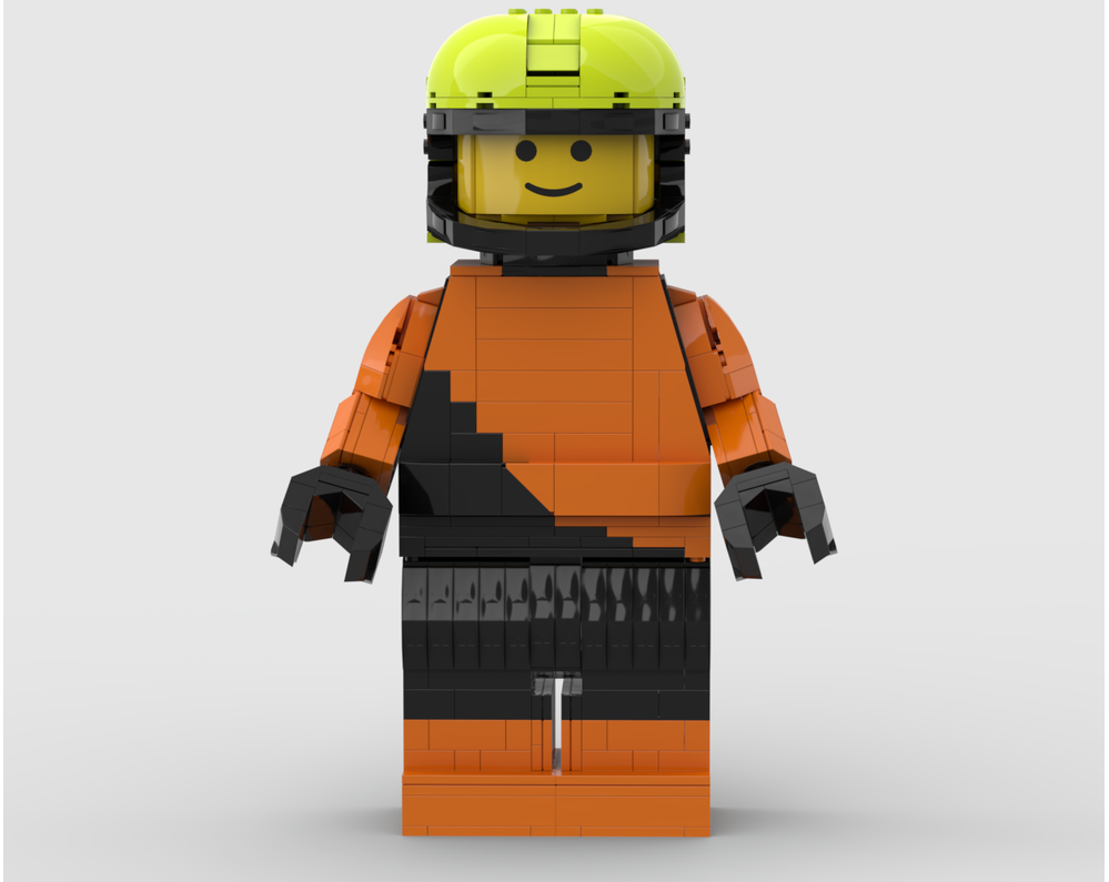 LEGO MOC Up-Scaled Lando Norris Figure by snipedrose | Rebrickable ...