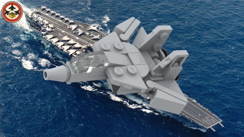 LEGO MOC F-14 Keychain by Aerobricks2 | Rebrickable - Build with LEGO