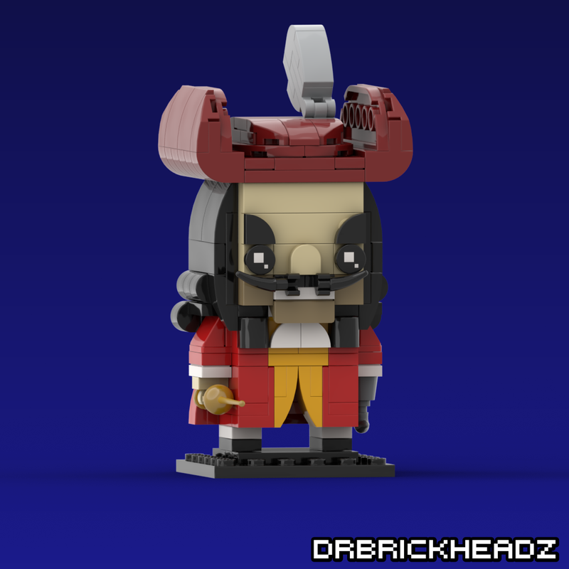 LEGO MOC-242273 Captain Hook (Peter Pan) Brickheadz by DrBrickheadz ...