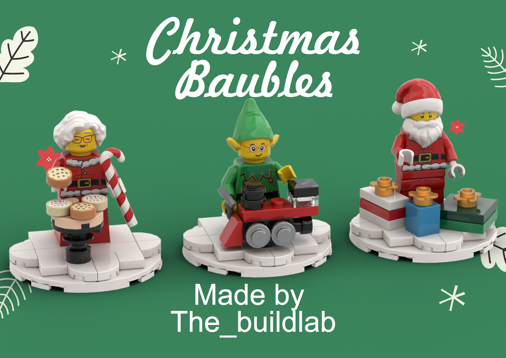 LEGO MOC-242275 LEGO Christmas Baubles by BuildLab | Rebrickable ...