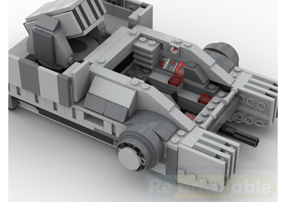 LEGO MOC TX-225 GAVh Mortar Carrier by Fabian2 | Rebrickable - Build ...
