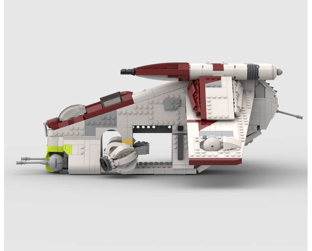LEGO MOC-242302 Episode II republic gunship (LAAT) by DWbuild ...