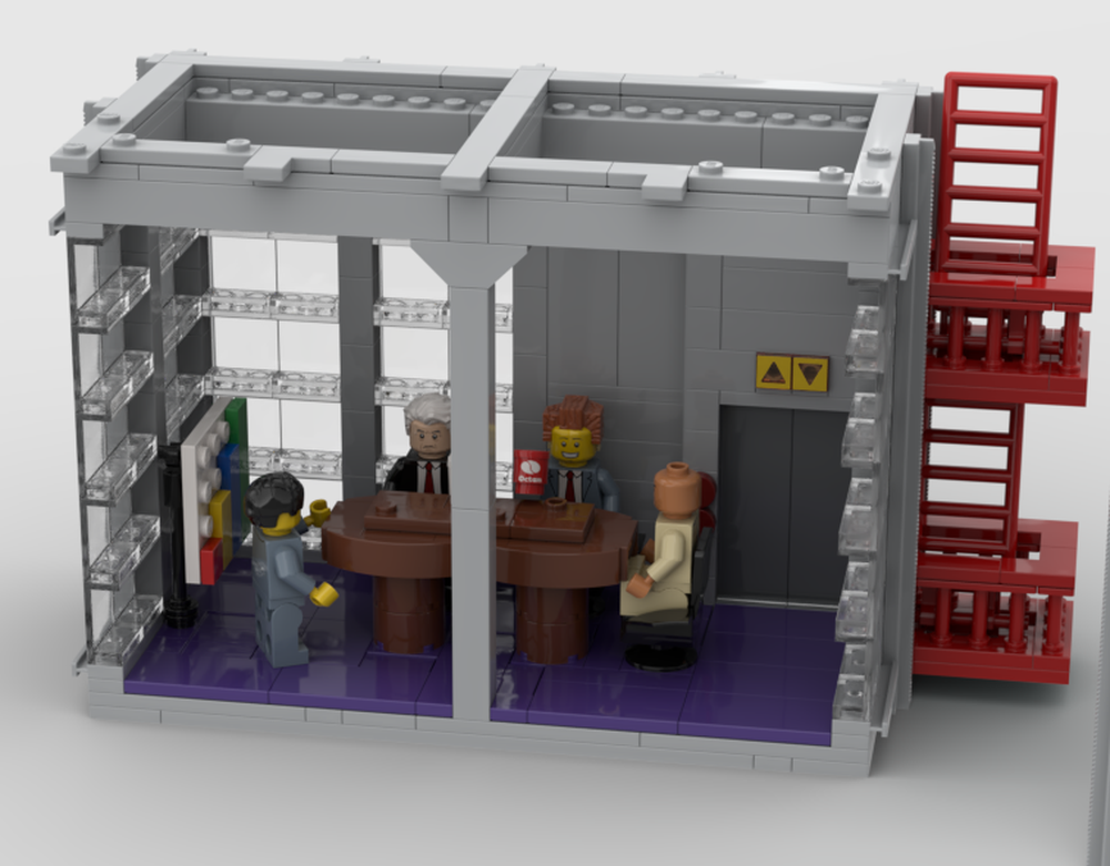 LEGO MOC Daily Bugle Small Floor Add-on by bman9735 | Rebrickable ...