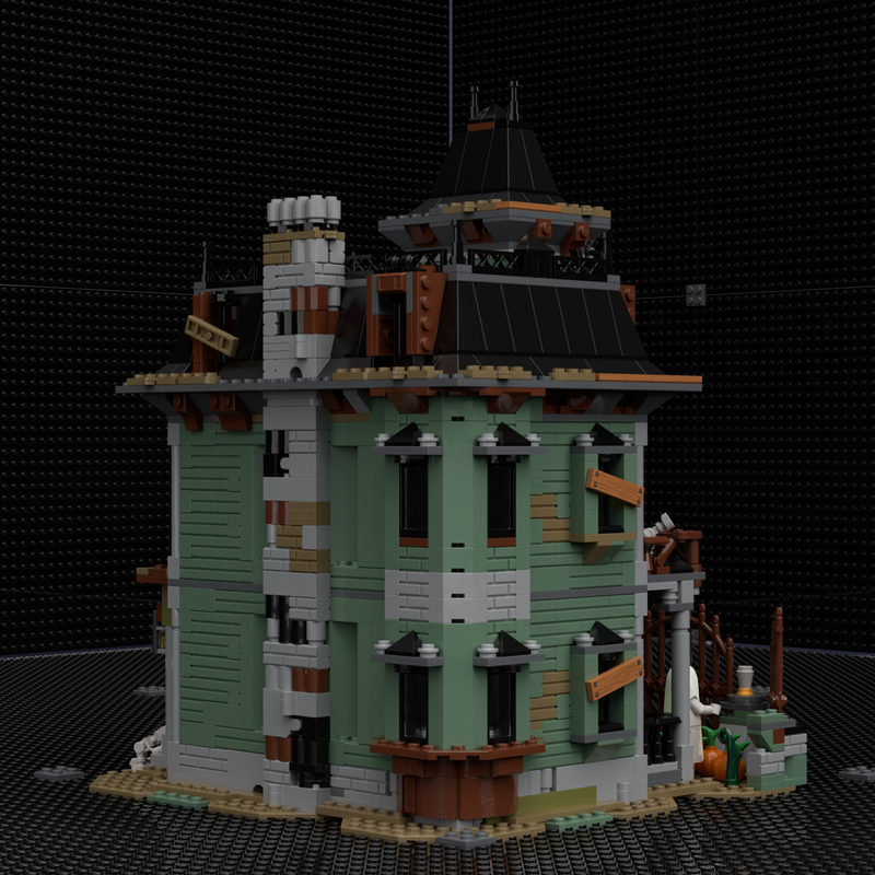 LEGO MOC-242330 Haunted House (Alternate build of 3x 31167 Haunted ...