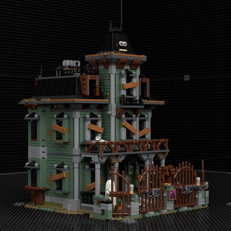 LEGO MOC-242330 Haunted House (Alternate build of 3x 31167 Haunted ...