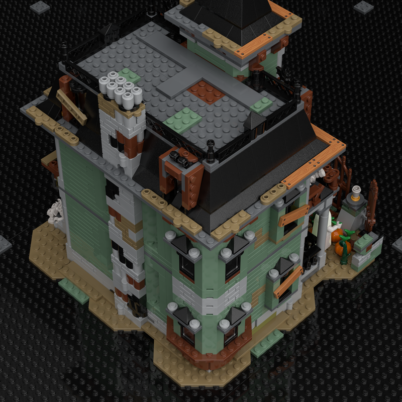 LEGO MOC-242330 Haunted House (Alternate build of 3x 31167 Haunted ...