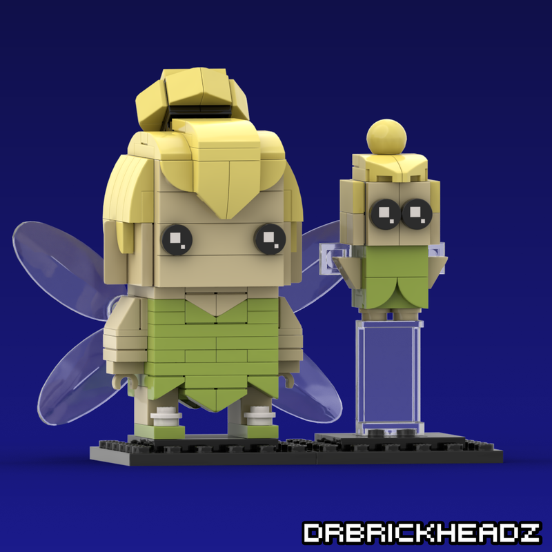 LEGO MOC-242345 Tinkerbell (Peter Pan) Brickheadz by DrBrickheadz ...