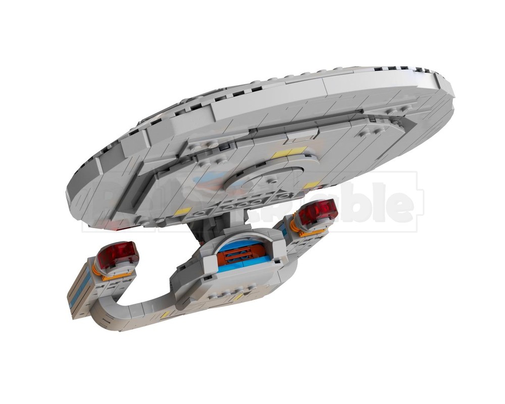 LEGO MOC Midi Scale Star Trek: U.S.S. Enterprise NCC-1701-D with ...