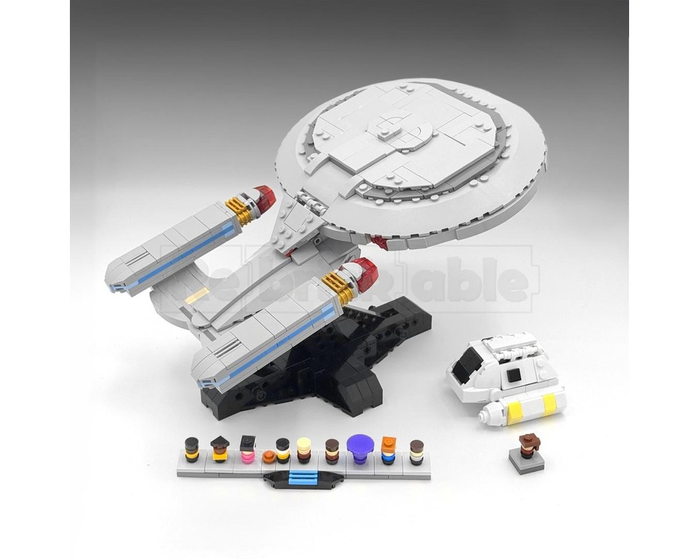 LEGO MOC Midi Scale Star Trek: U.S.S. Enterprise NCC-1701-D with ...