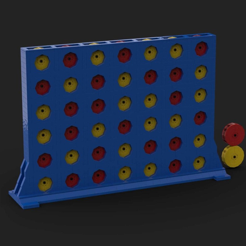 LEGO MOC-242405 Four in a Row / Connect Four by cecivier | Rebrickable ...