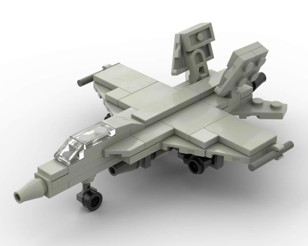 LEGO MOC F 18 hornet by Flying MOCs | Rebrickable - Build with LEGO