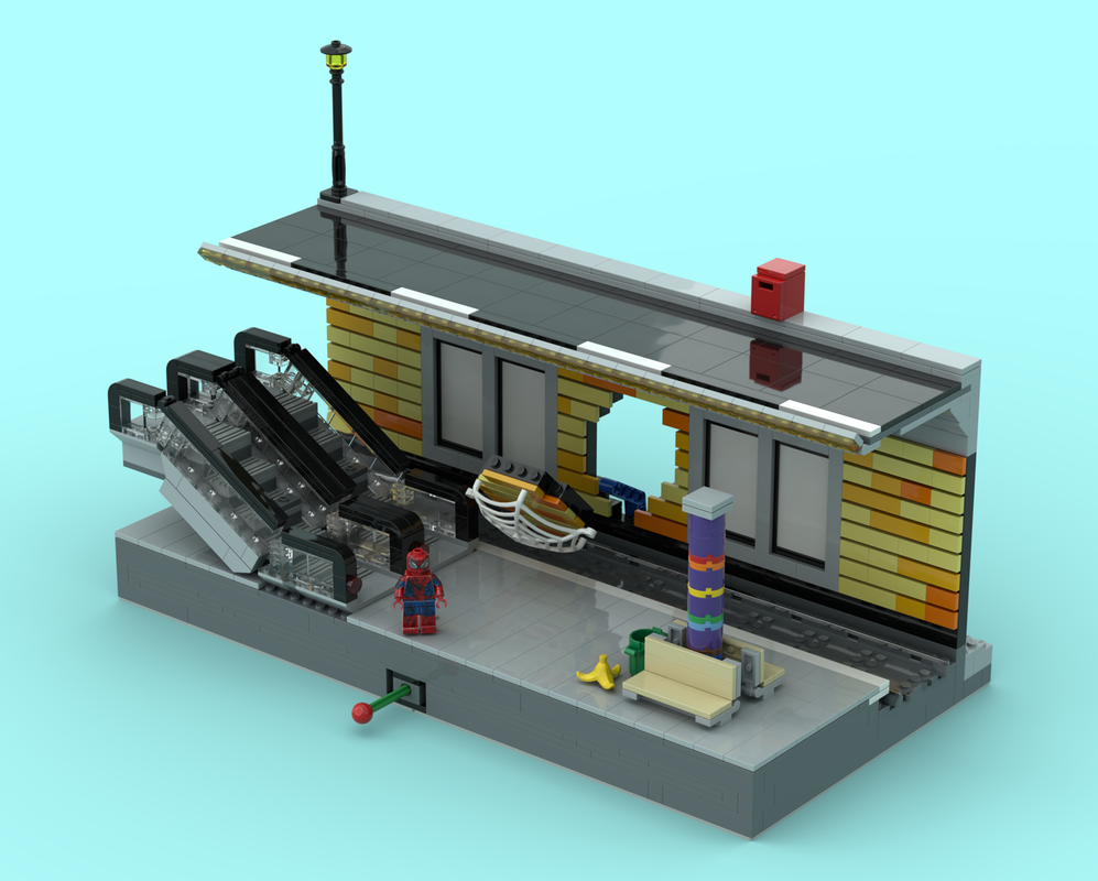 LEGO MOC Spider-Metro Break-In – LEGO MOC (Custom Build) by HARD ...