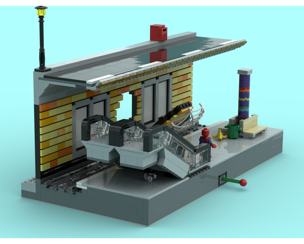 LEGO MOC-242422 Spider-Metro Break-In – LEGO MOC (Custom Build) by HARD ...