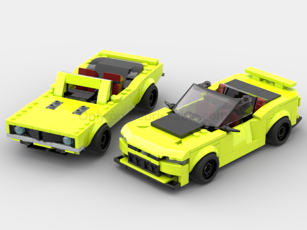 LEGO MOC 77237 Camaro SS (1969) Inspired by NJDesign | Rebrickable - Build with LEGO