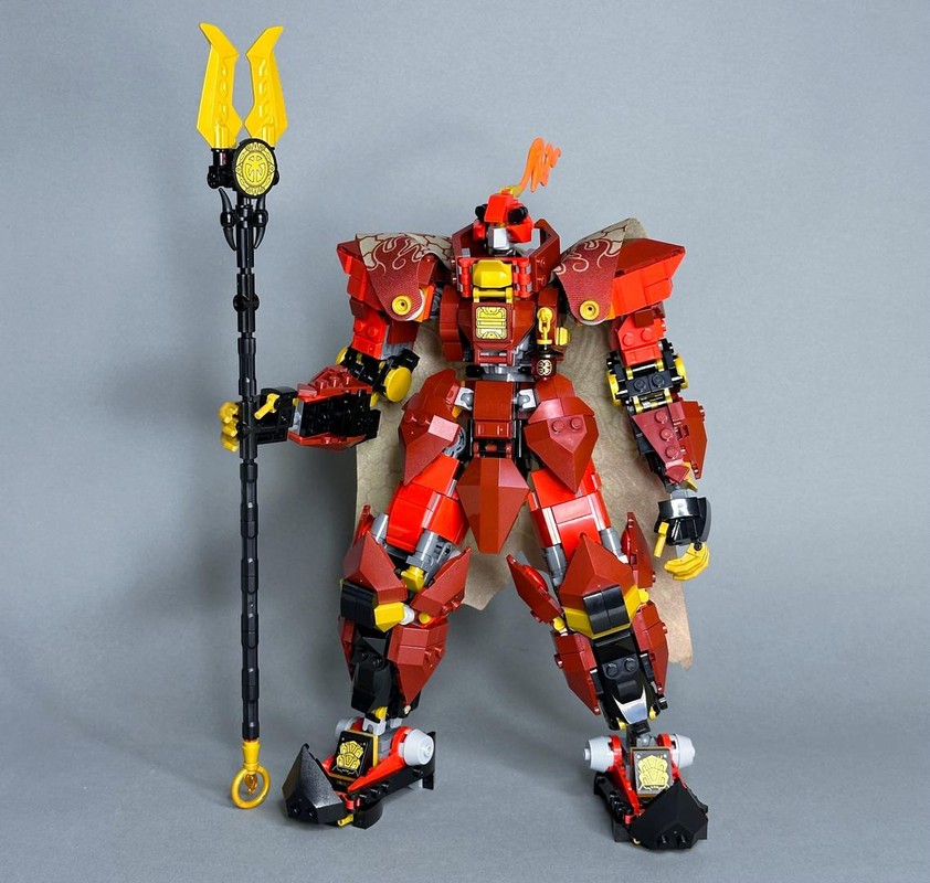 LEGO MOC-242448 Fire Knight Mech Modification by bobbacatmocs ...