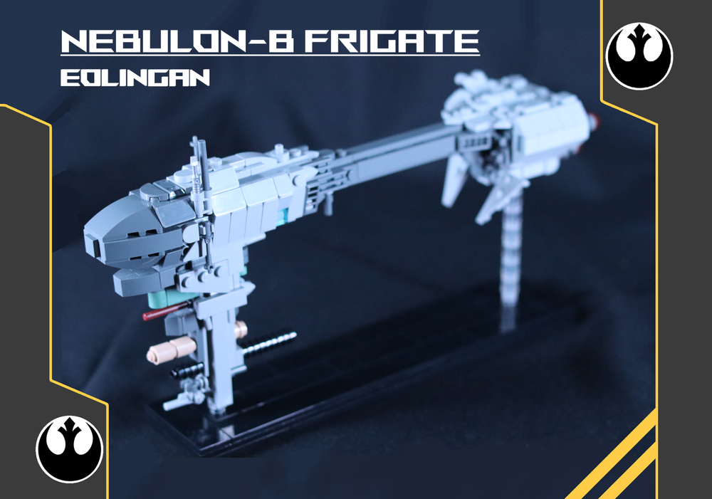 LEGO MOC-242455 Nebulon-B Frigate by Eolingan | Rebrickable - Build ...