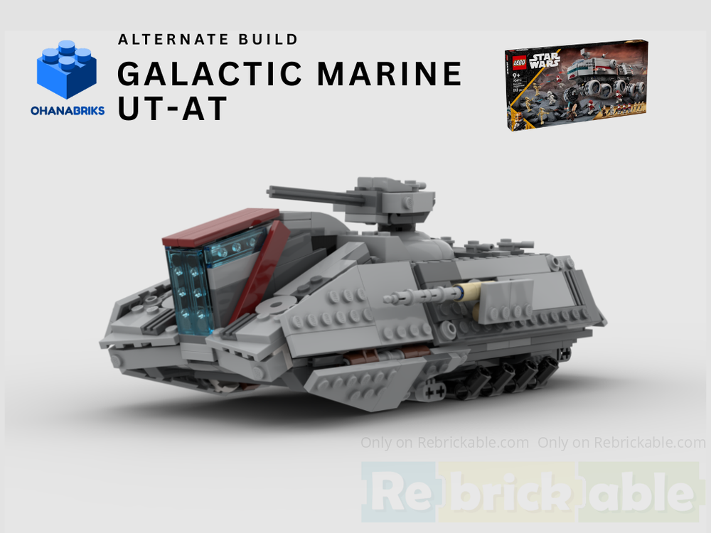 LEGO MOC-242460 UT-AT Unstable Terrain Artillery Transport - 75413 ...