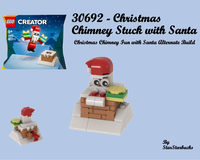 LEGO Set 30692-1 Christmas Chimney Fun with Santa (2025 Seasonal ...