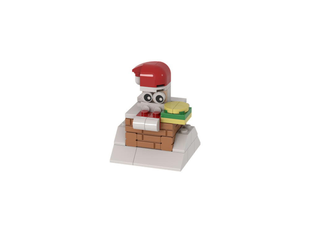 LEGO MOC 30692 - Christmas Chimney Stuck with Santa by StarStarbucks ...