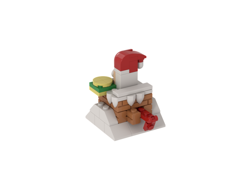 LEGO MOC 30692 - Christmas Chimney Stuck with Santa by StarStarbucks ...