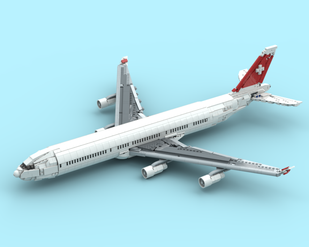 LEGO MOC-242487 Swiss Airbus A340-300 by ryangc_productions ...