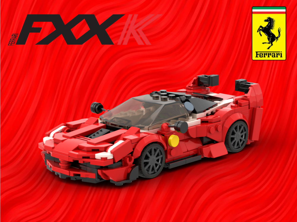 LEGO MOC Ferari FXX K by BasicBuilder23 | Rebrickable - Build with LEGO