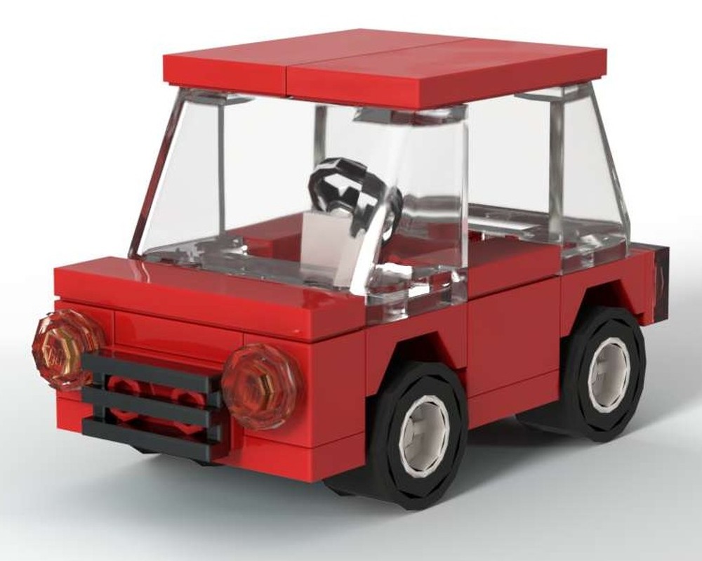 LEGO MOC Mini Red Car by stormtrooperMOC | Rebrickable - Build with LEGO