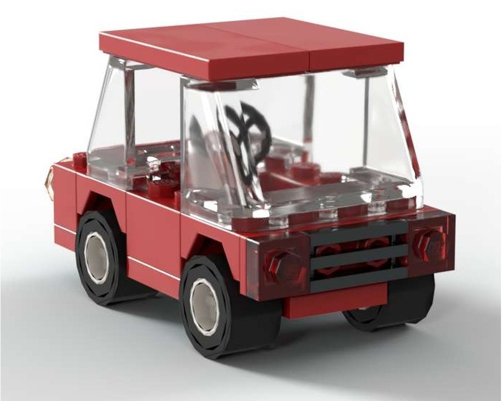 LEGO MOC Mini Red Car by stormtrooperMOC | Rebrickable - Build with LEGO