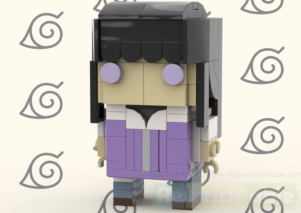 LEGO MOC-242520 Hinata Hyuga BrickHead - Naruto Shippuden by ...