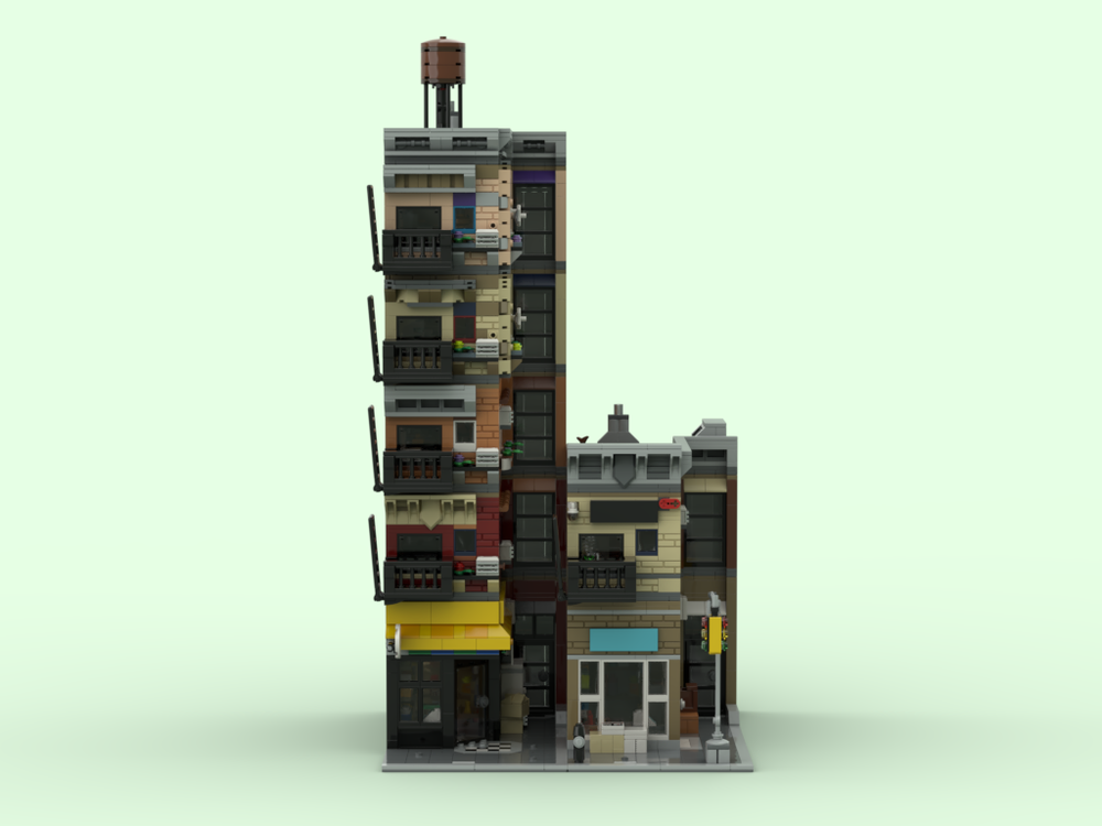 LEGO MOC Oscorp Shops by Kuragari1 | Rebrickable - Build with LEGO