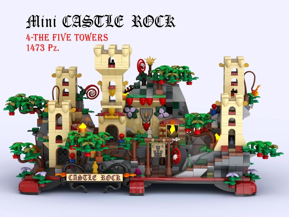 LEGO MOC-242576 Mini CASTLE ROCK 4-THE FIVE TOWERS. by EmanueLego ...