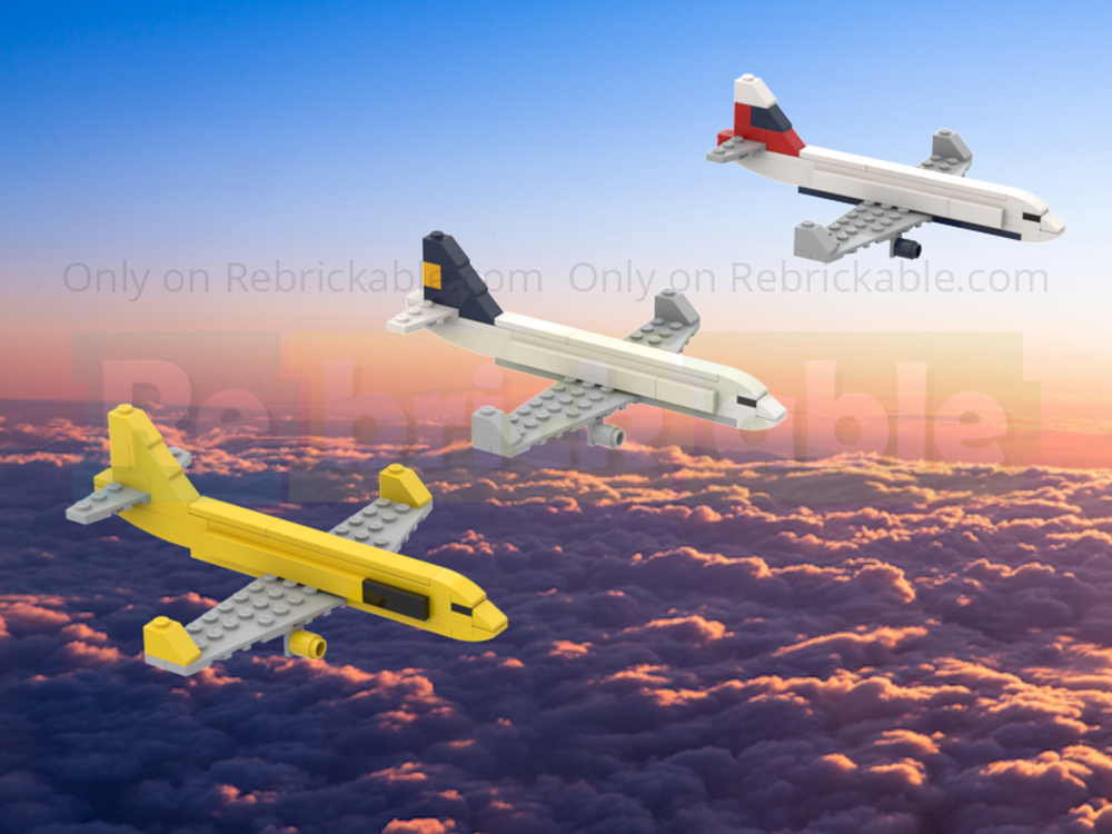 LEGO MOC-242589 Airbus A320neo Set by Planeproduction | Rebrickable ...