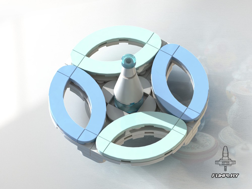 LEGO MOC Spinning Top #10 Geometric by Agilinzzz | Rebrickable - Build ...
