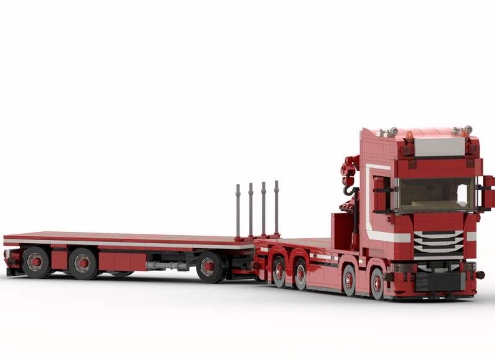 LEGO MOC scania r 620 with truck crane by Jarnick | Rebrickable - Build ...