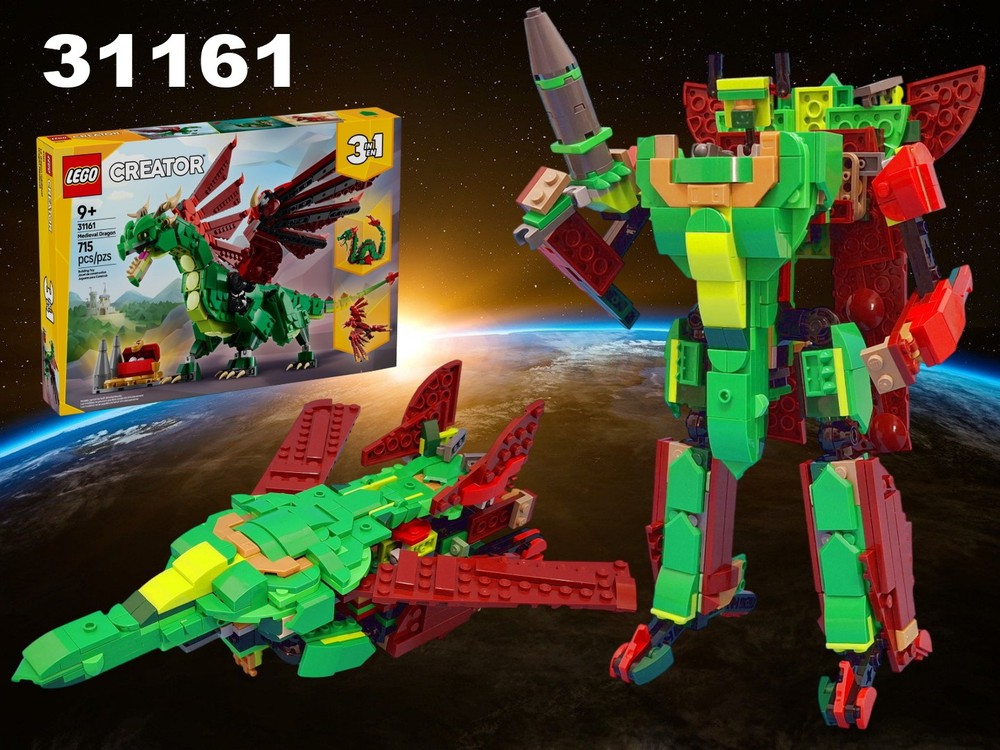 LEGO MOC VF-1 Valkyrie (Macross) / Jetfire (g1 Transformers) using lego ...