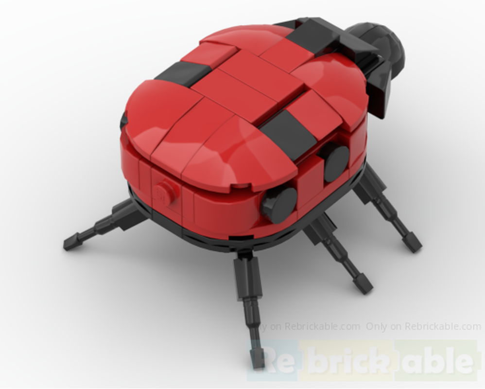 LEGO MOC Ladybug by Smellybricks | Rebrickable - Build with LEGO