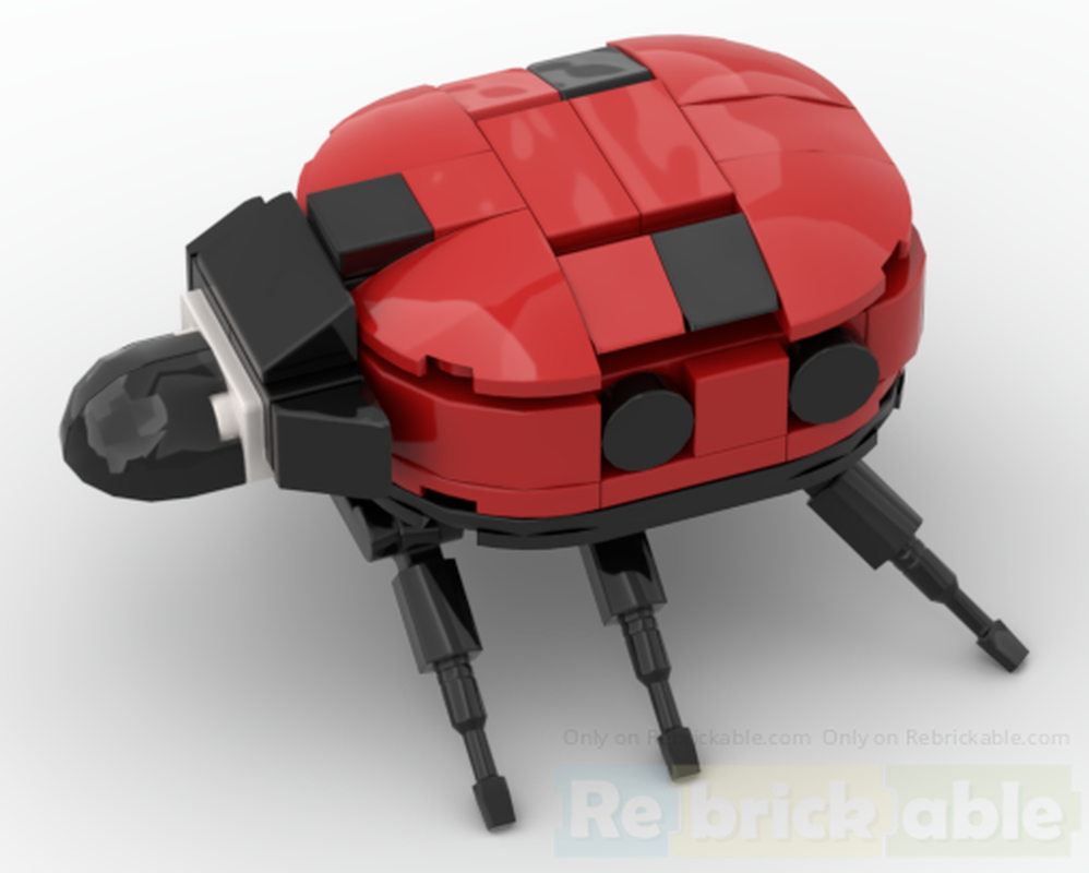LEGO MOC Ladybug by Smellybricks | Rebrickable - Build with LEGO