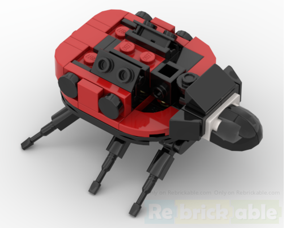 LEGO MOC Ladybug by Smellybricks | Rebrickable - Build with LEGO