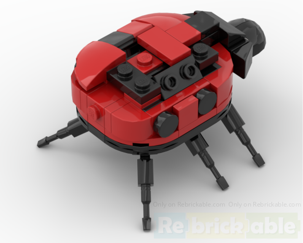 LEGO MOC Ladybug by Smellybricks | Rebrickable - Build with LEGO